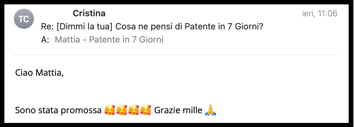 Metodo MPE: preparati all'esame della patente in 7 Giorni